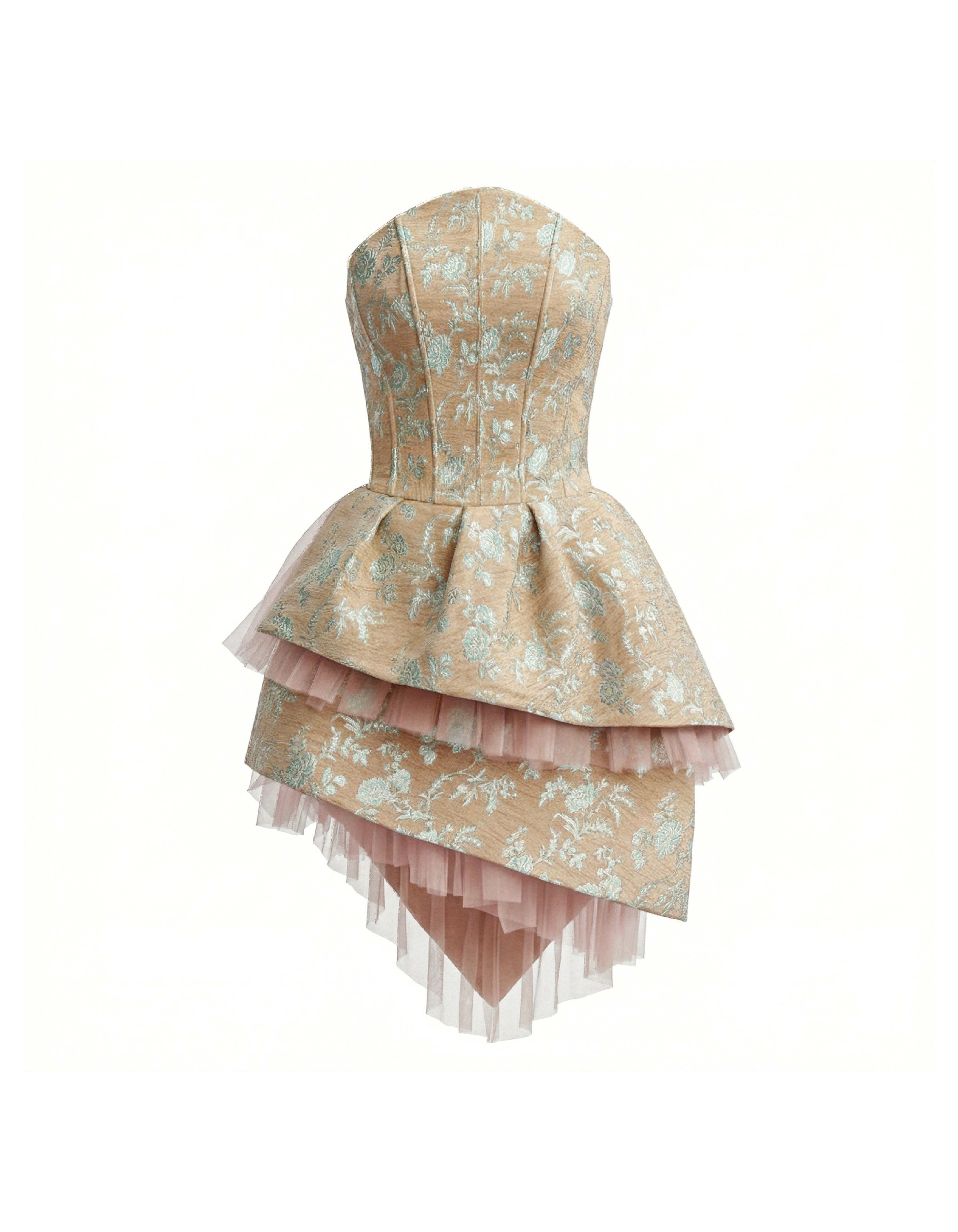 Strapless Peplum Top – DD Atelier